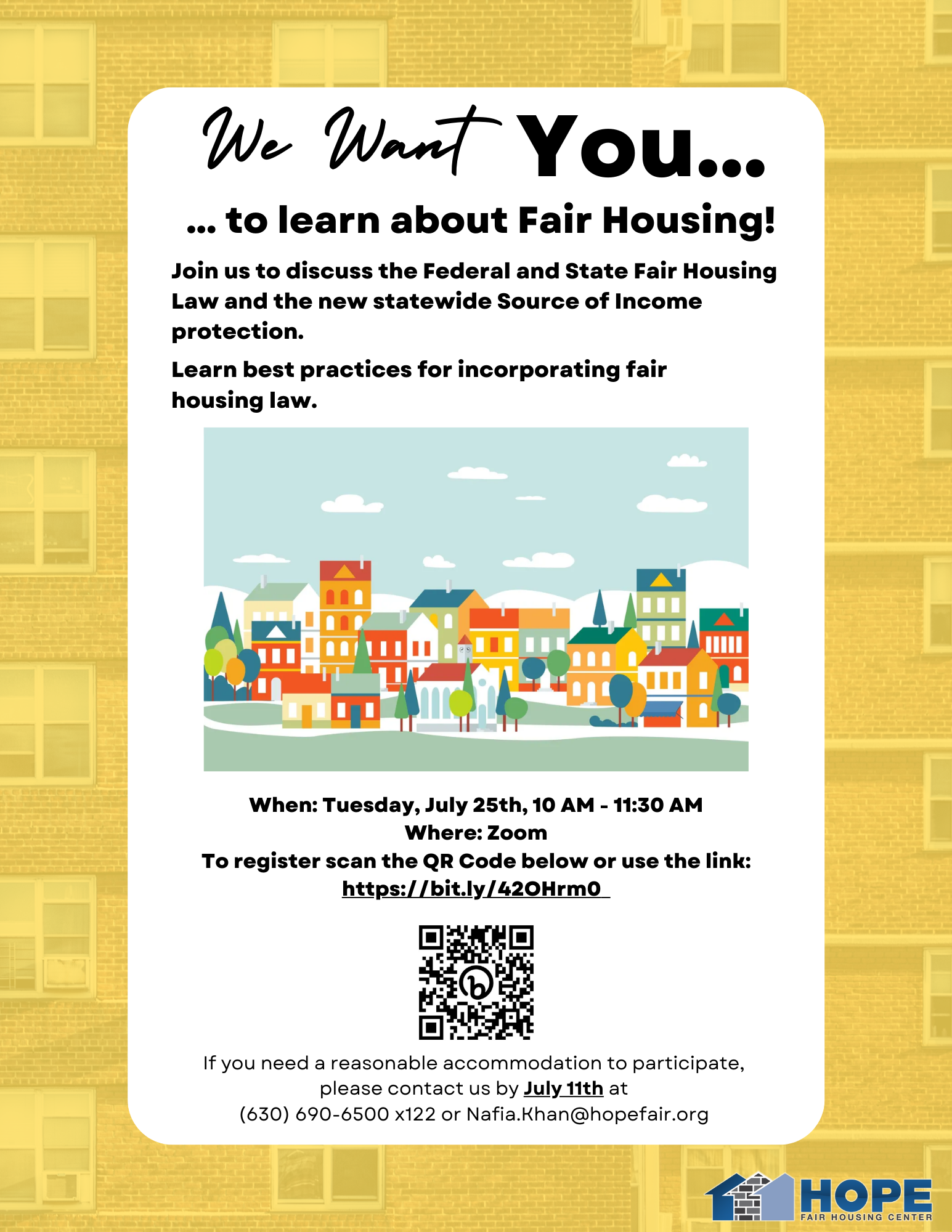 Housing Discrimination Organization - HOPE Fair Housing Center